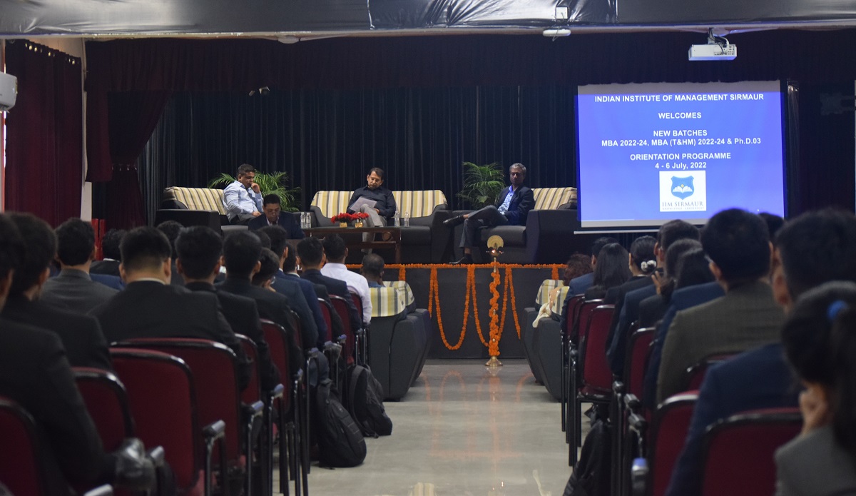 Orientation Program 2022 | IIM Sirmaur | Himachal Pradesh | India